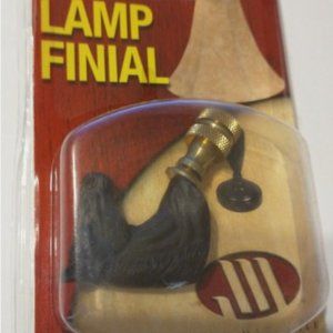 John Marshall | Accents | Lamp Finial Horse Head Rust Finish Highly ...